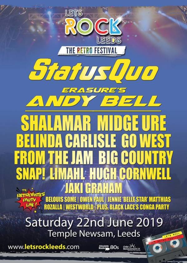 Lets Rock Leeds 2019 | UK Festival Listings | Festivals For All