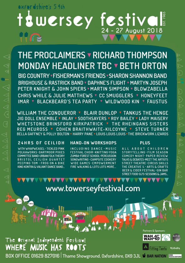 Towersey Festival 2018 | UK Festival Listings | Festivals For All