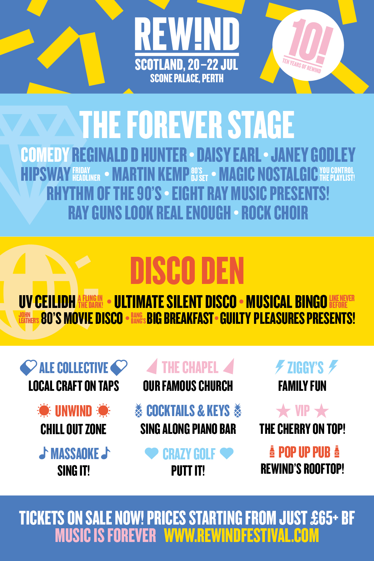 Rewind Festival Scotland 2019 - Rewind Festival Scotland 2019 line up