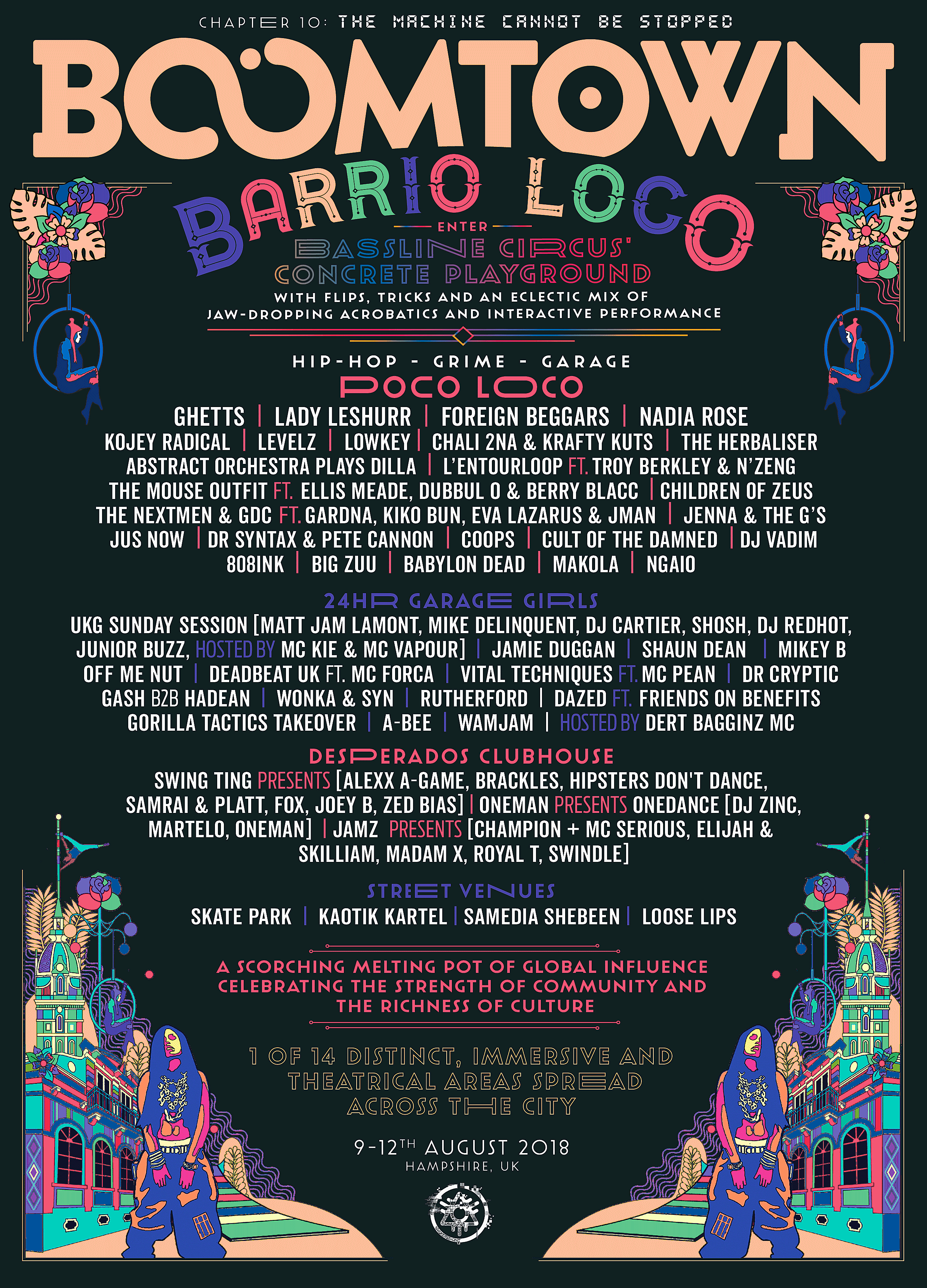 BoomTown - Boomtown 2018 Line Up - Festivals For All